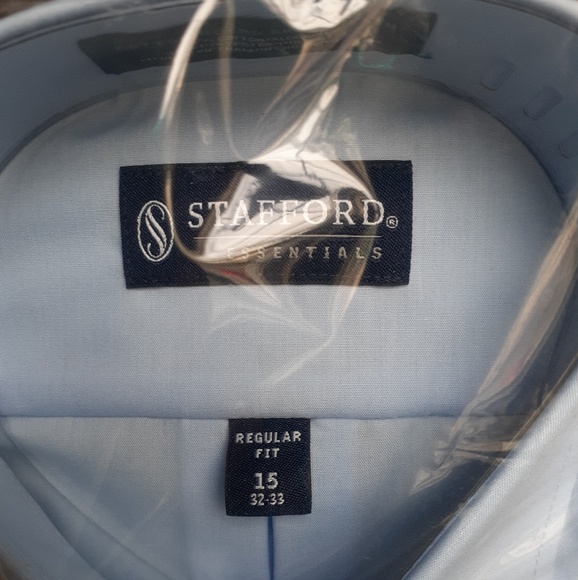 Stafford | Shirts | Nwt Stafford Light Blue Mens Dress Shirt | Poshmark